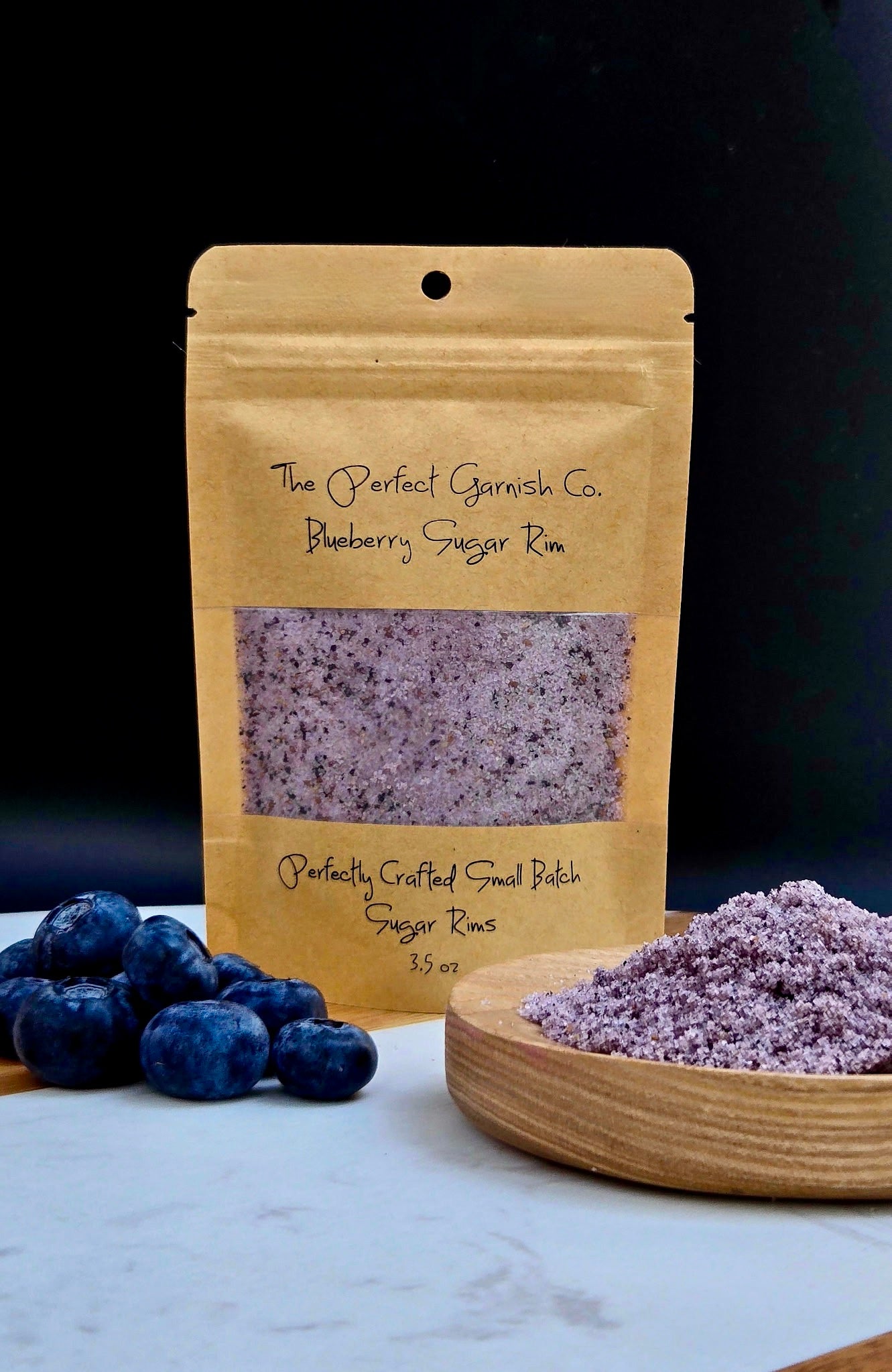 Blueberry Sugar Rim – The Perfect Garnish Co.